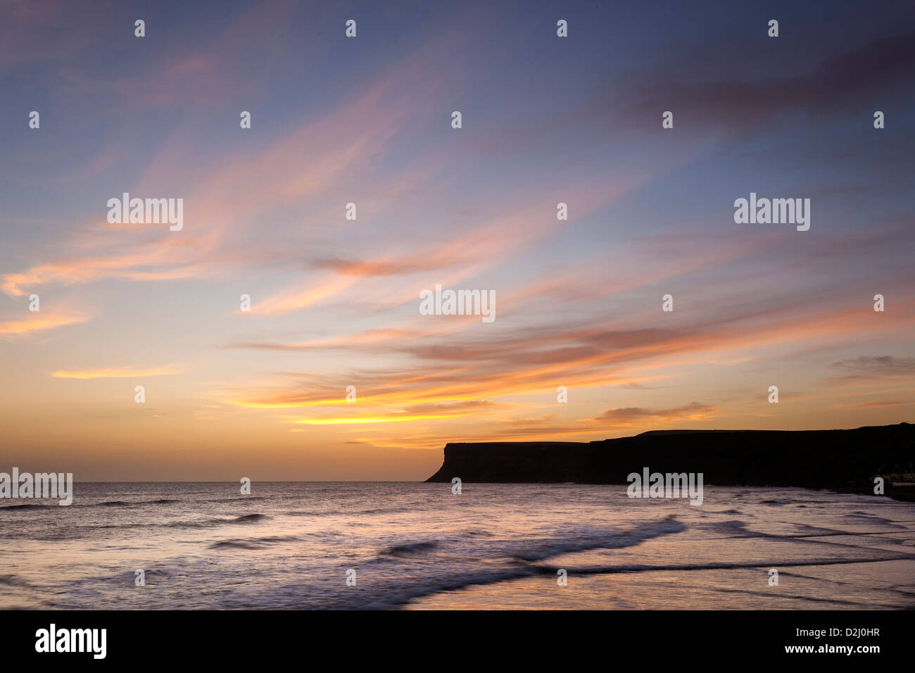 September sunrise, Saltburn by the Sea, Cleveland Stock Photo - Alamy