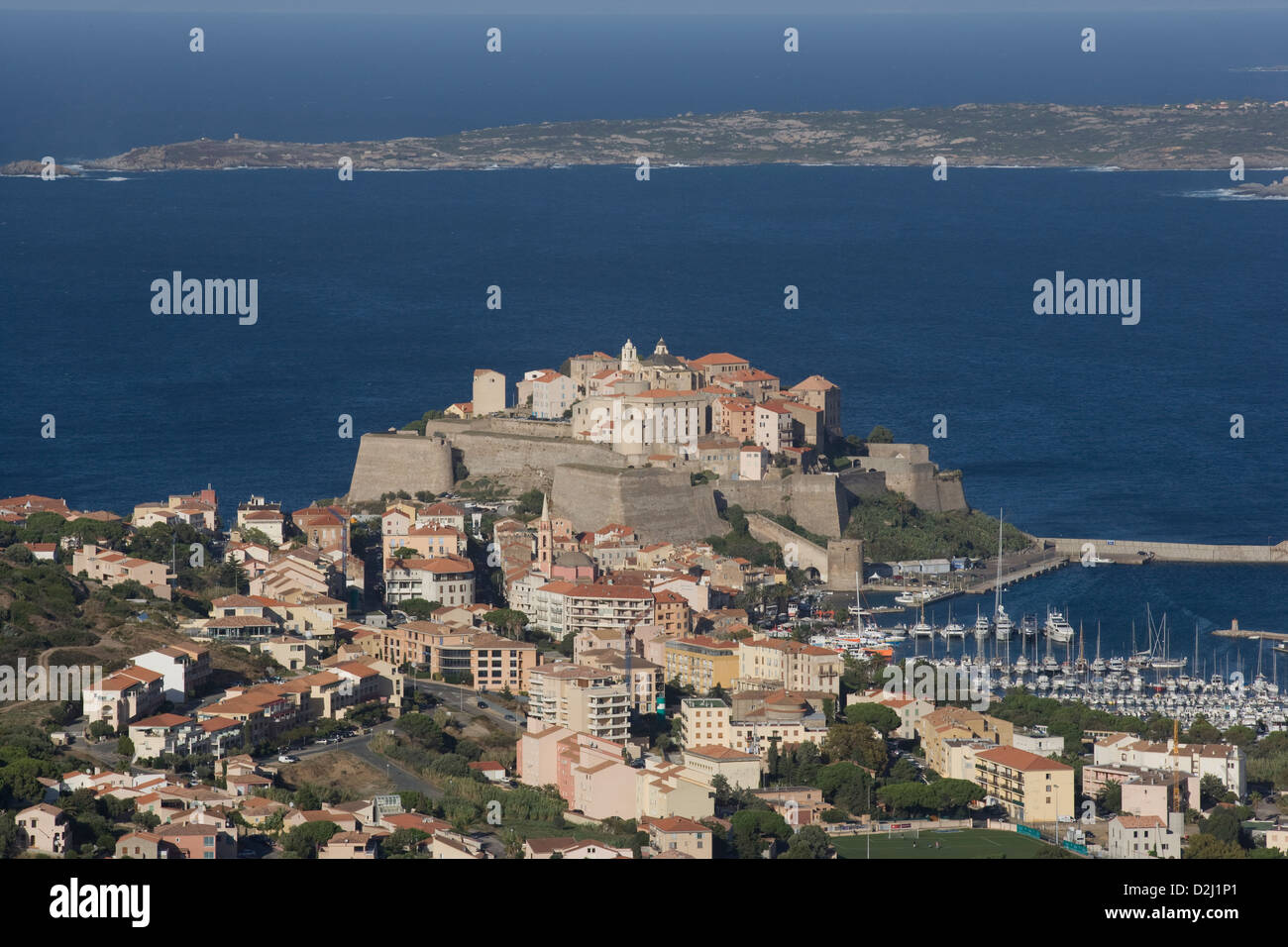 Corsica: Calvi Citadelle Stock Photo - Alamy