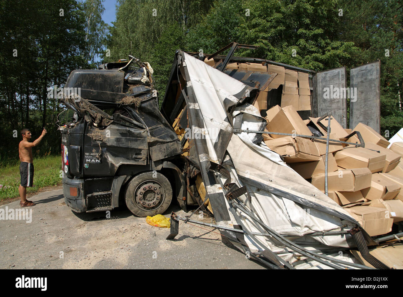 Russia Truck Wreck