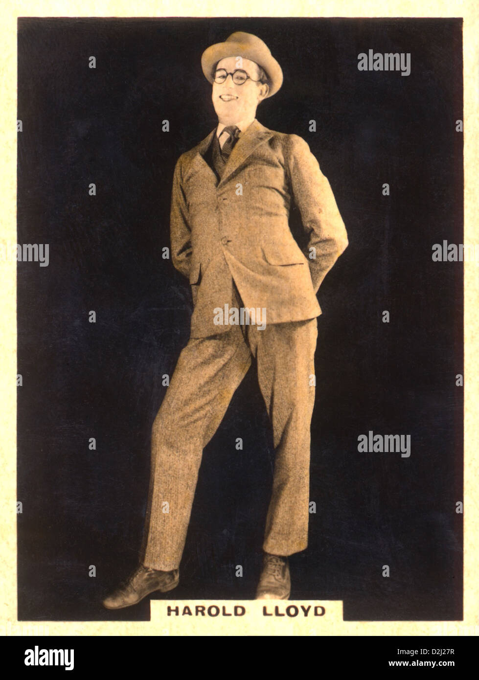 HAROLD LLOYD (1893-1971) US silent film actor and producer about 1935 Stock Photo - Alamy