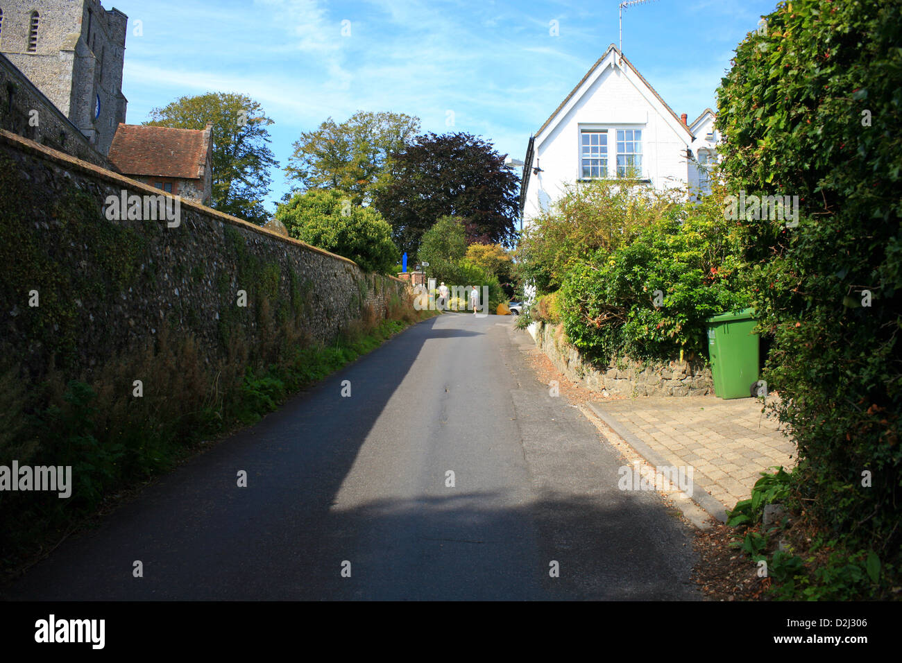 View from the lower end of Duck Street towards the main village of ...