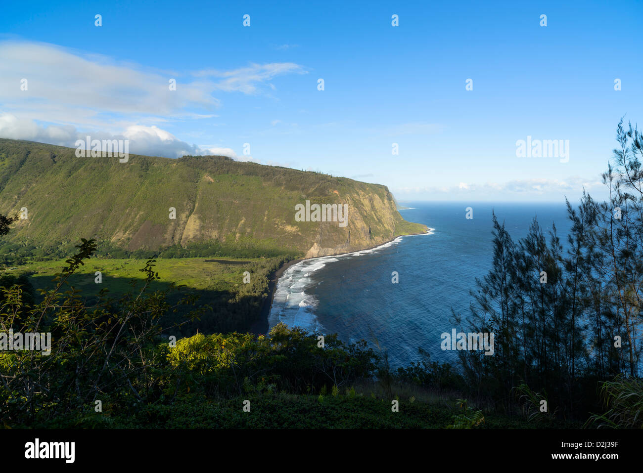 Waipio Valley Lookout, Big Island, Hawaii, USA Stock Photo - Alamy