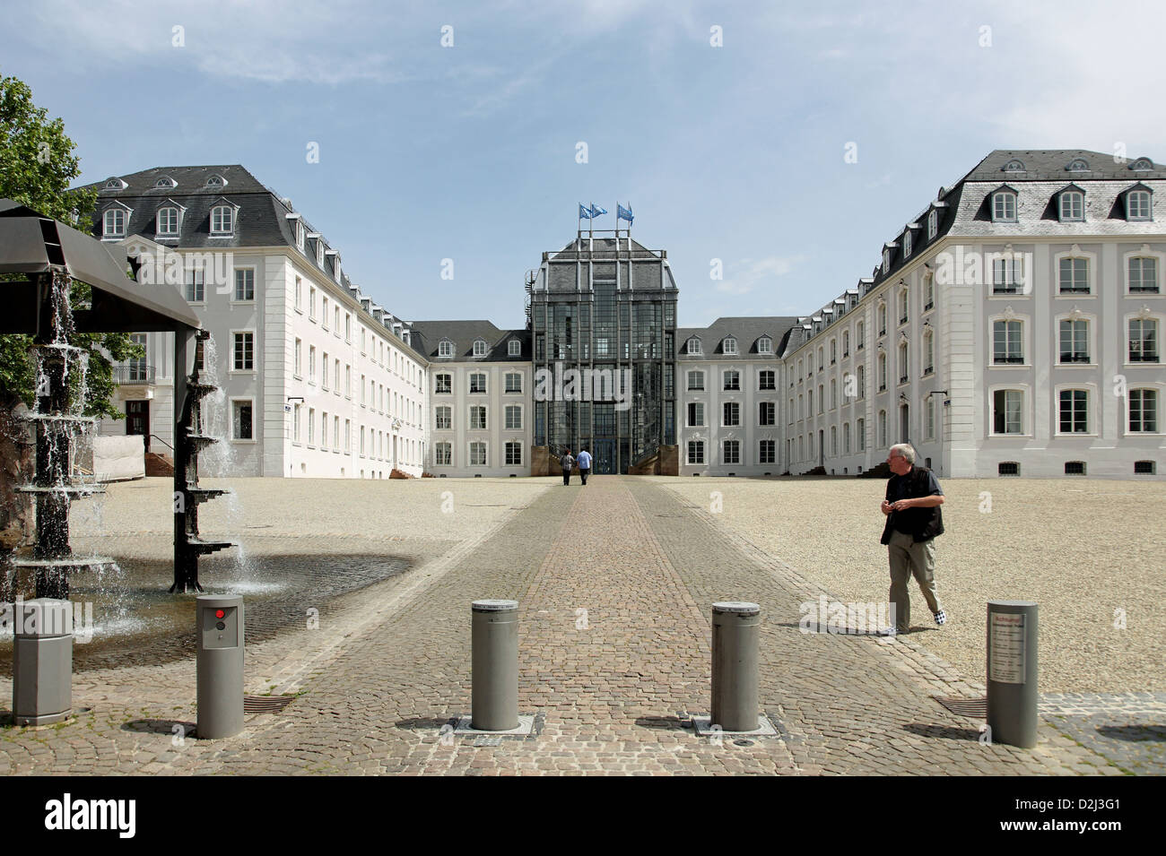 Saarbruecken, Germany, Saarbruecker Castle on Castle Square Stock Photo ...