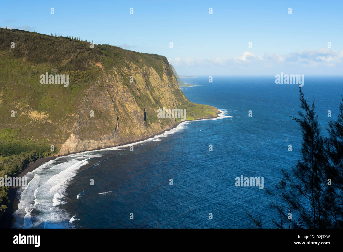 Waipio Valley, Big Island, Hawaii, USA Stock Photo - Alamy
