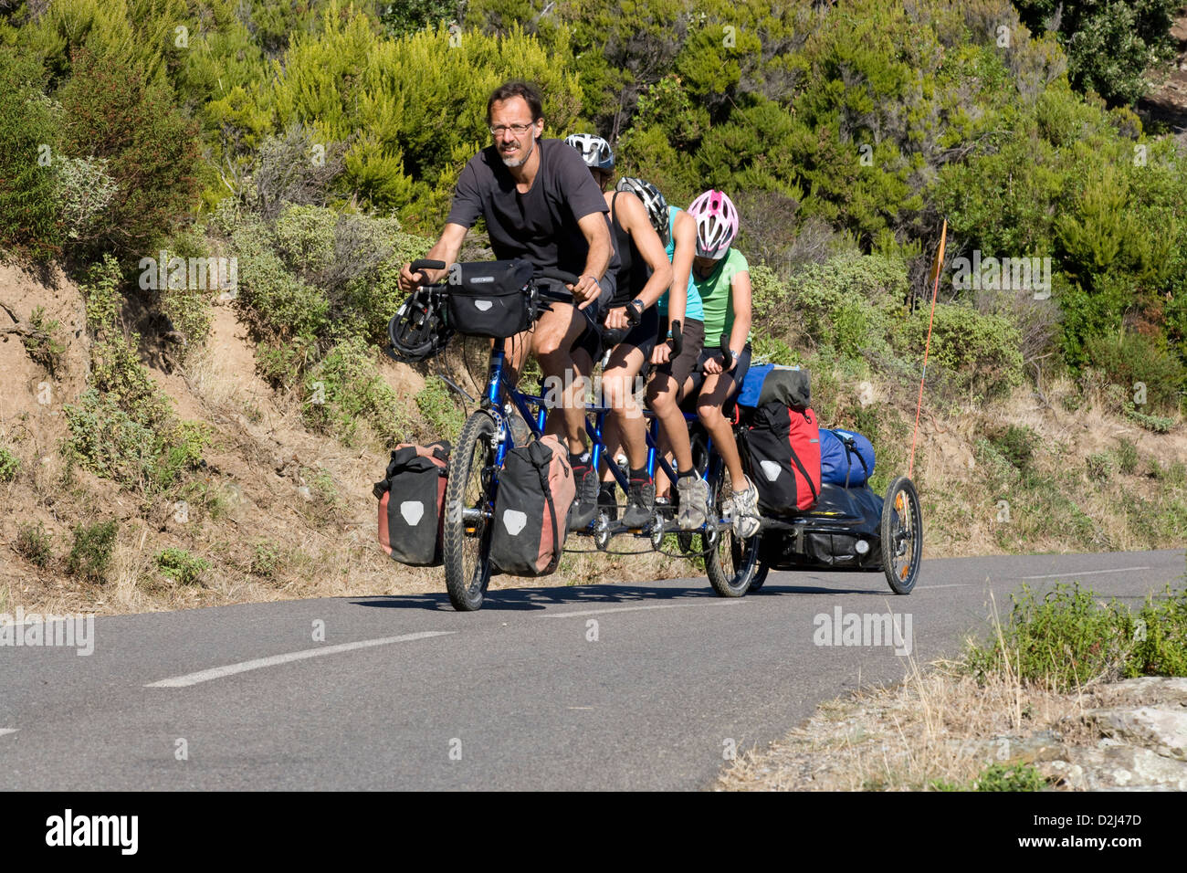 Tandem bicycle for four hi-res stock photography and images - Alamy