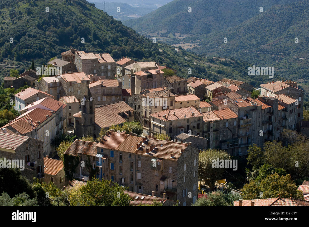 Corsica: Alta Rocca- Ste-Lucie de Tallano Stock Photo - Alamy