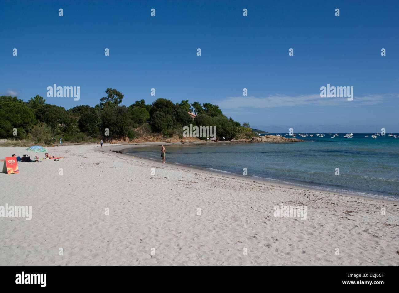 Corsica: Plage de Pinarellu Stock Photo - Alamy