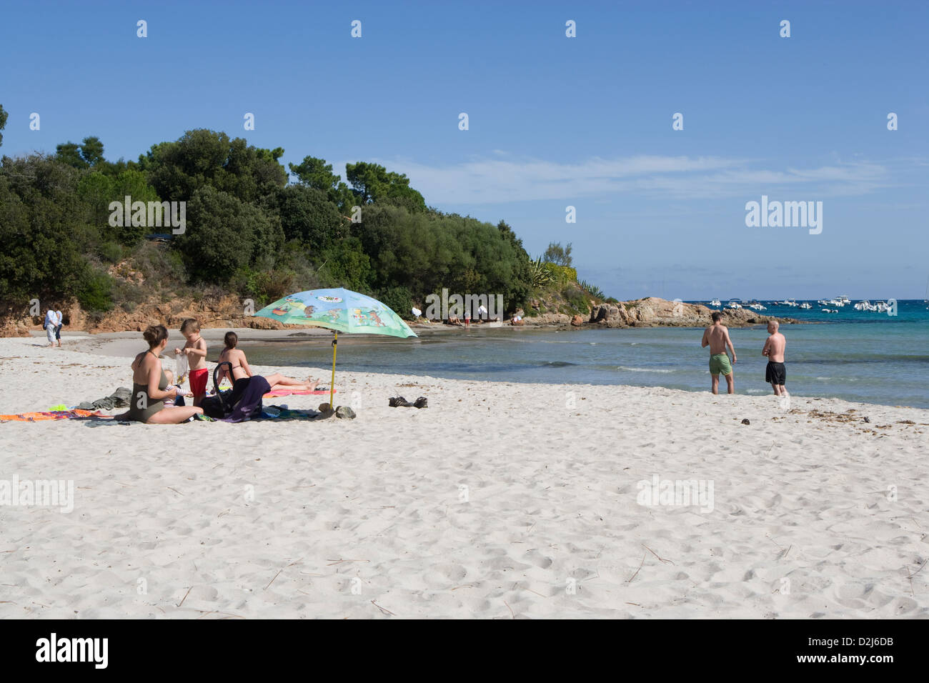 Corsica: Plage de Pinarellu Stock Photo - Alamy