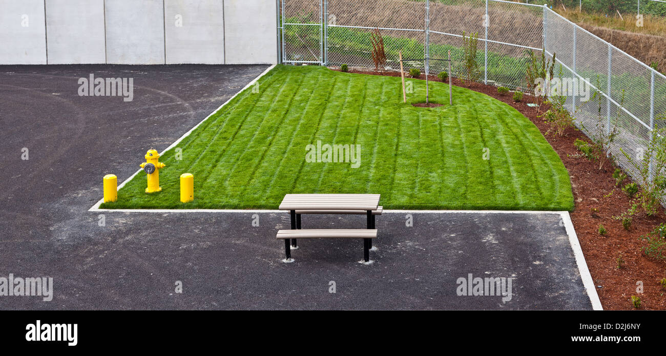 Small Athletic Field Stock Photo - Alamy