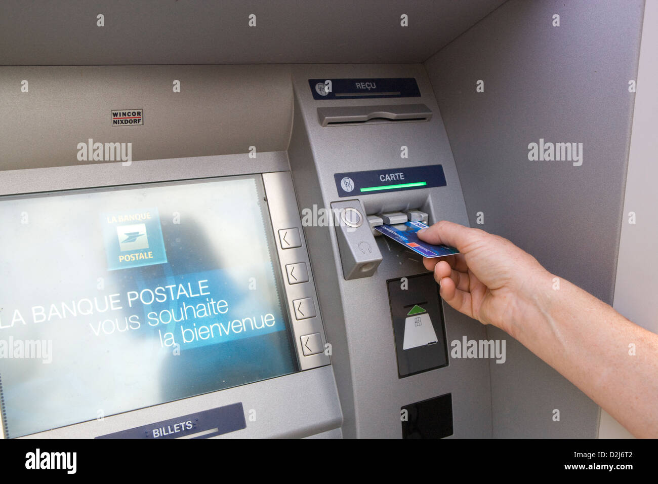 Corsica: ATM / cash machine Stock Photo - Alamy
