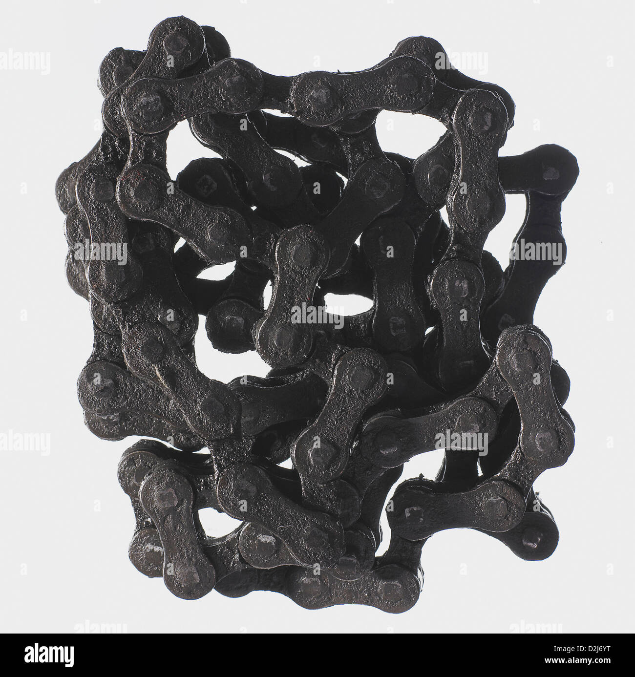 Chain on a white background Stock Photo - Alamy