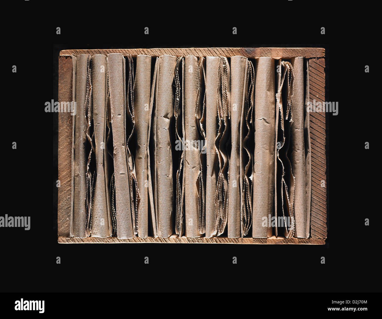 Wooden storage containers stacked in hi-res stock photography and ...