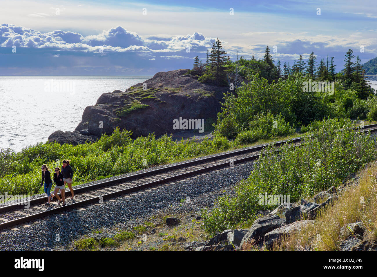 Alaska turnagain arm alaska railroad hi-res stock photography and ...