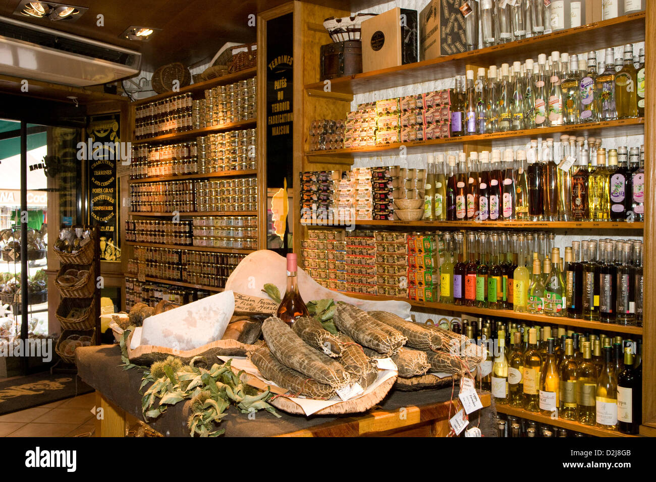 Corsica: traditional delicatessen produce Stock Photo - Alamy