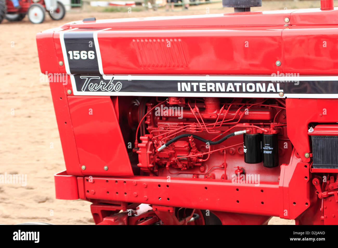 International Harvester 1566 turbo antique tractor Stock Photo - Alamy