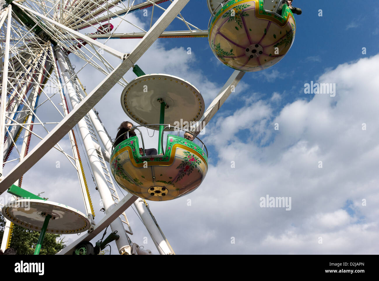 Berlin, Germany, Ferris wheel on the streets of the 17th June Stock ...
