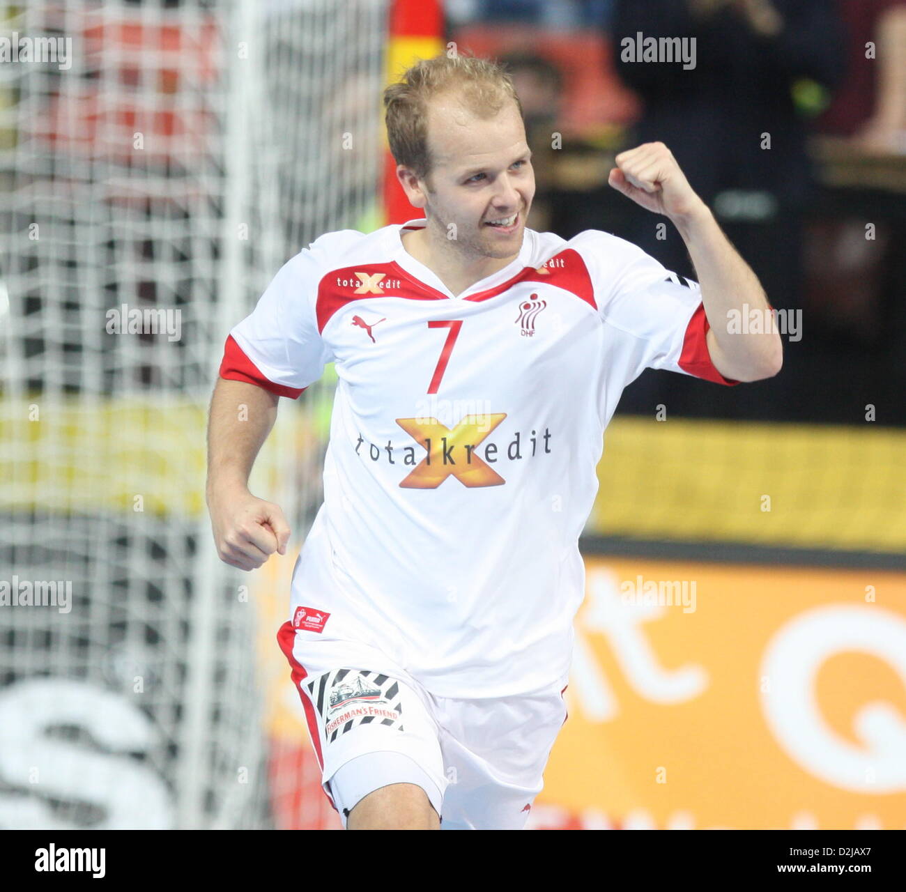 Barcelona, Spain. 25th January 2013. IHF men's world championship, Semi ...