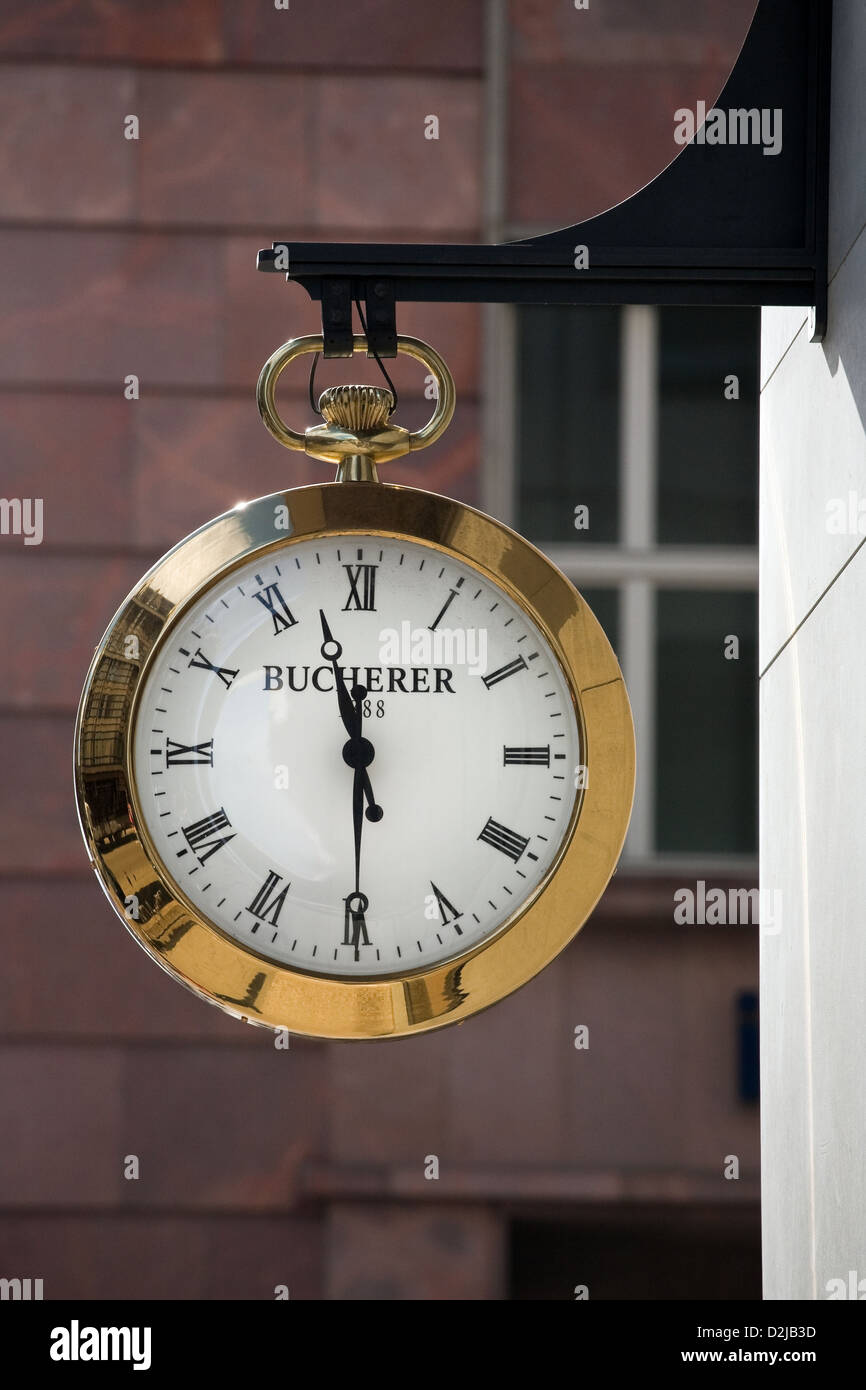 Berlin, Germany, Bucherer Clock Stock Photo - Alamy