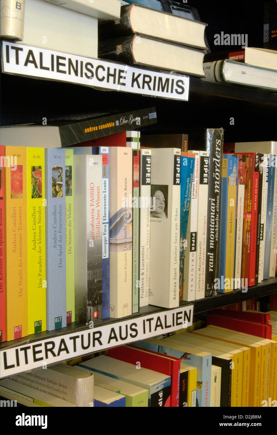 Berlin, Germany, books in a bookstore Stock Photo - Alamy