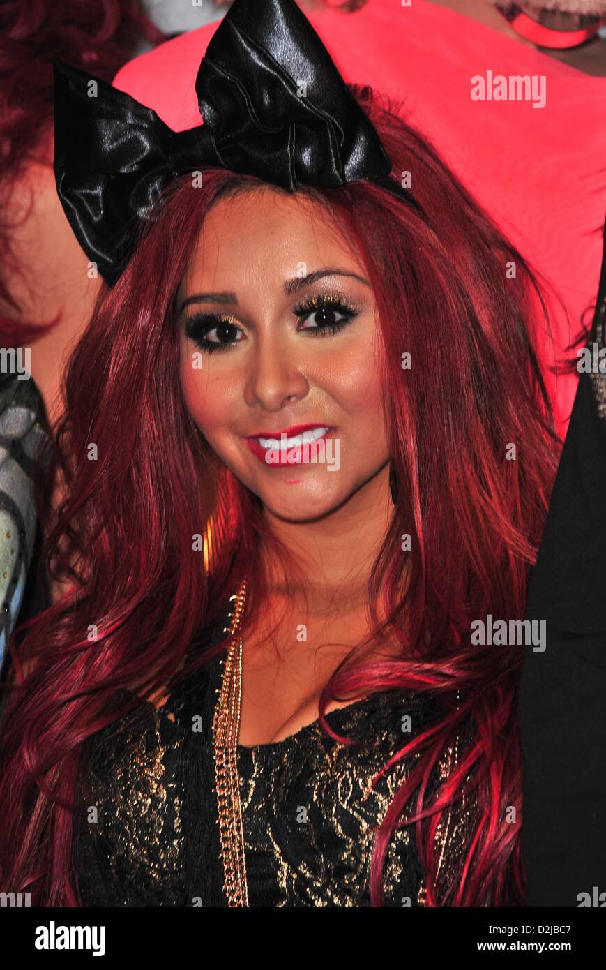New York, USA. 25th January 2013. Snooki, Nicole Polizzi at arrivals ...
