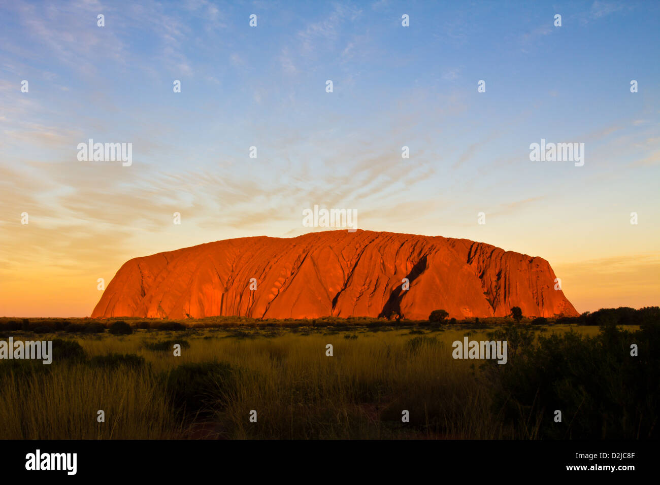 Glowing uluru sunset hi-res stock photography and images - Alamy
