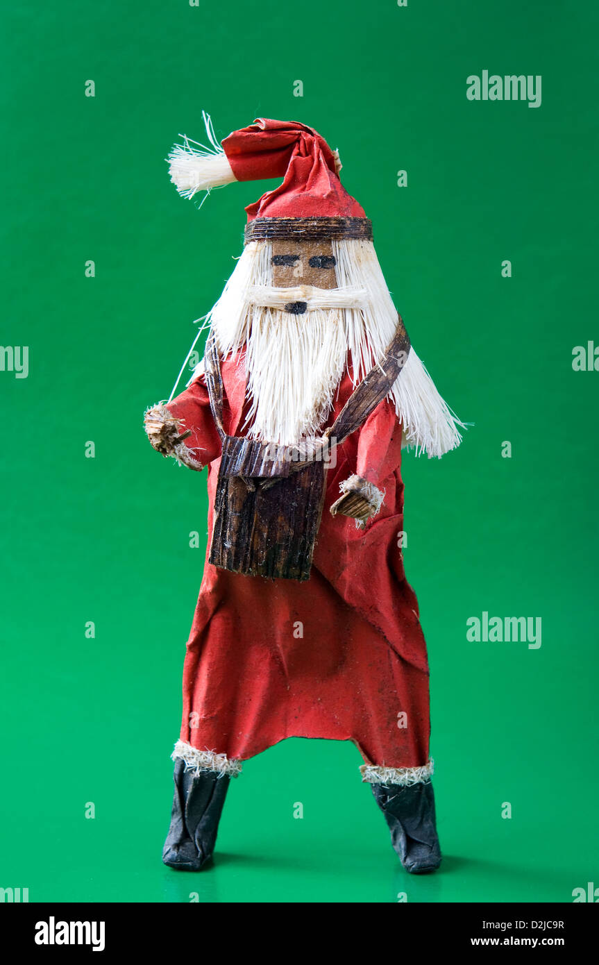 novelty kenyan santa claus figure in studio setting Stock Photo - Alamy