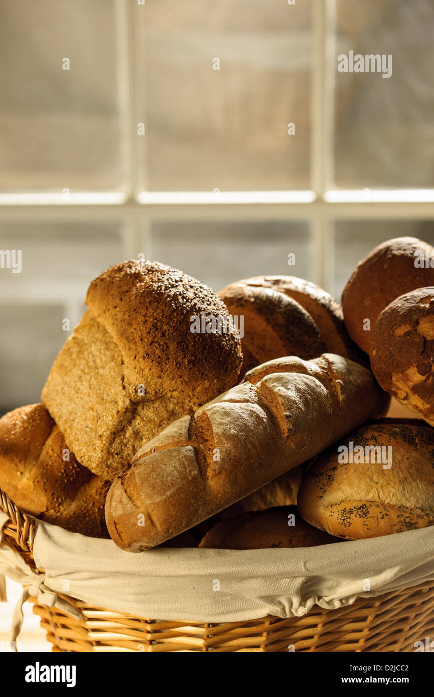 A variety of breads Stock Photo - Alamy