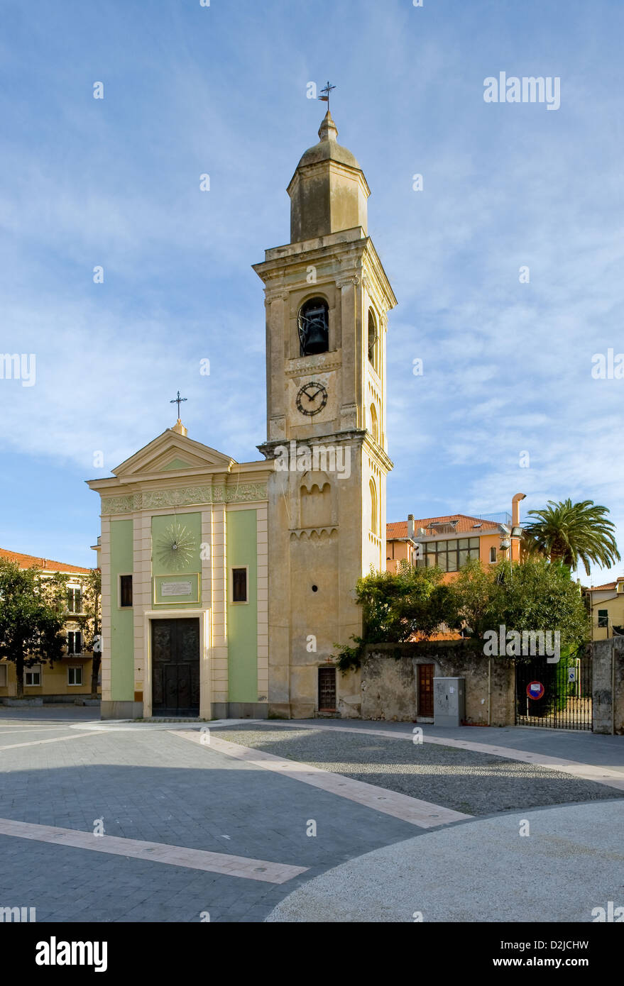 Loano, Italy, the old church of Loano Stock Photo - Alamy