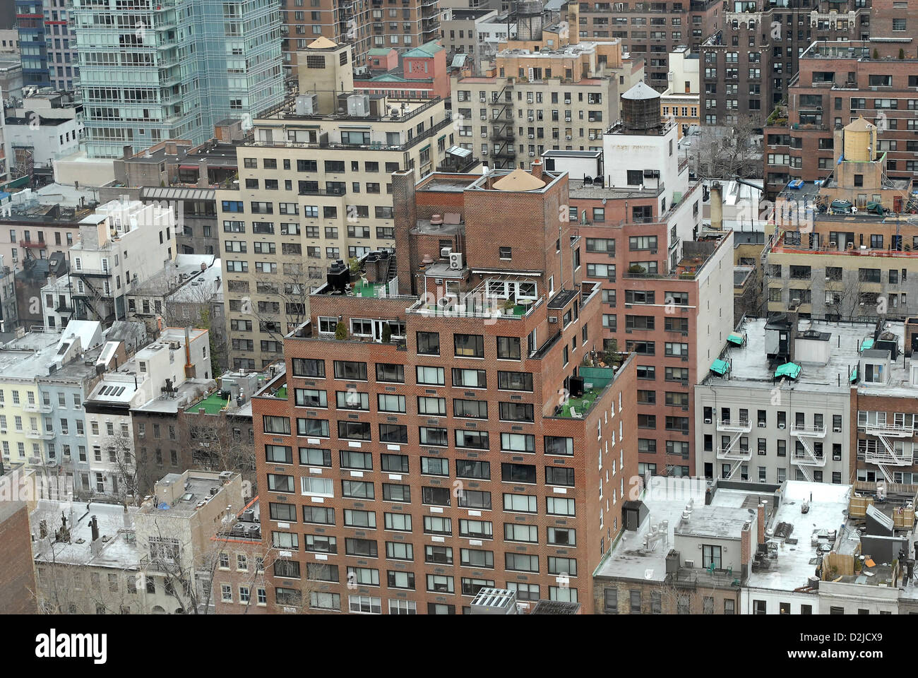New York City, USA, City View over the rooftops of New York Stock Photo ...