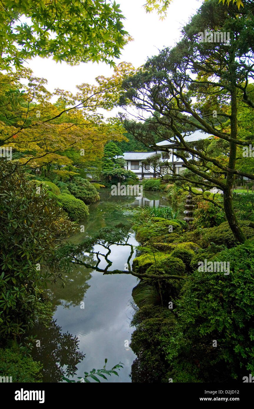 Nikko, Japan, Shoyoen, old Japanese garden in Nikko National Park Stock ...