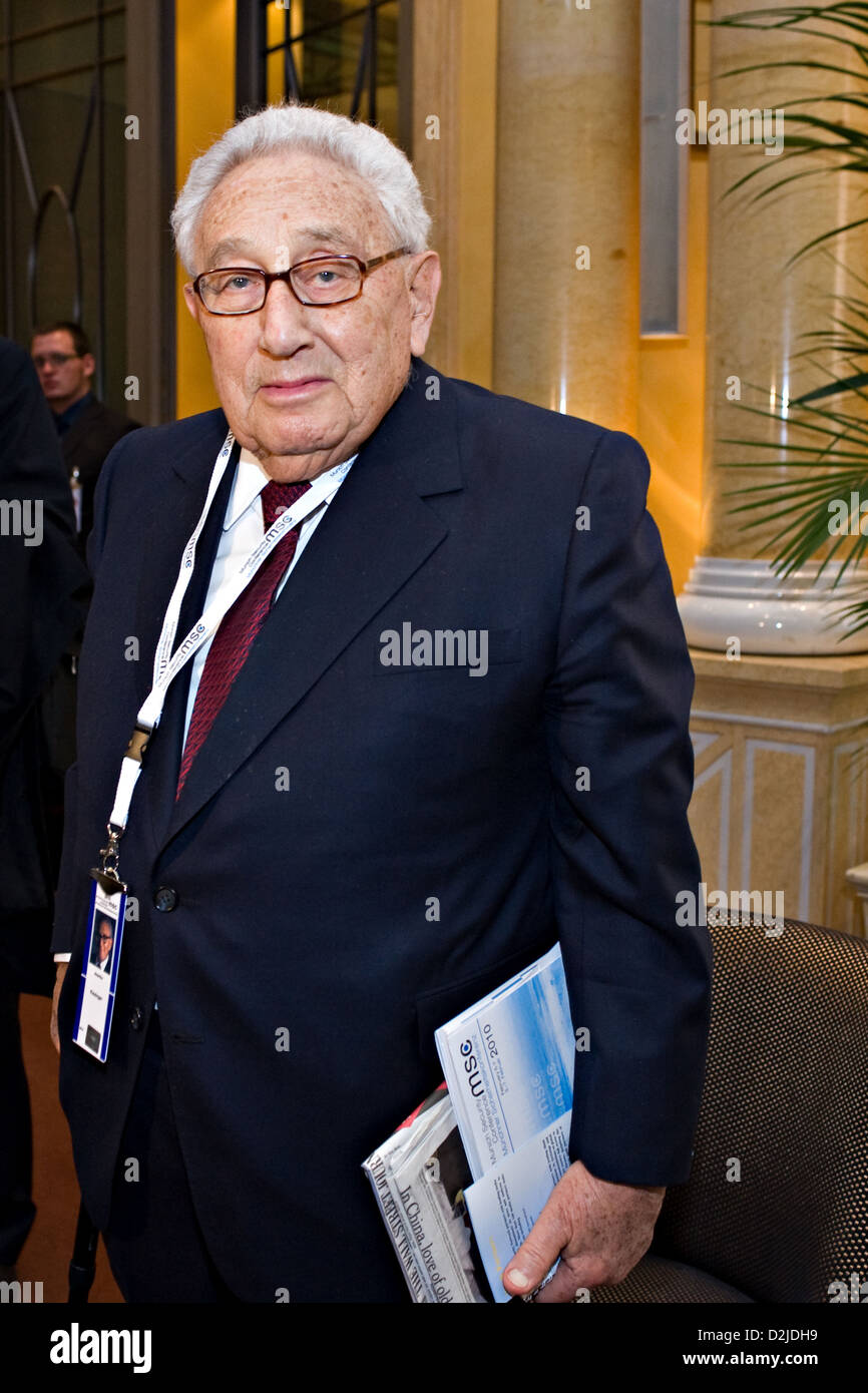 Munich, Germany, Henry Kissinger, former Secretary of the U.S Stock ...