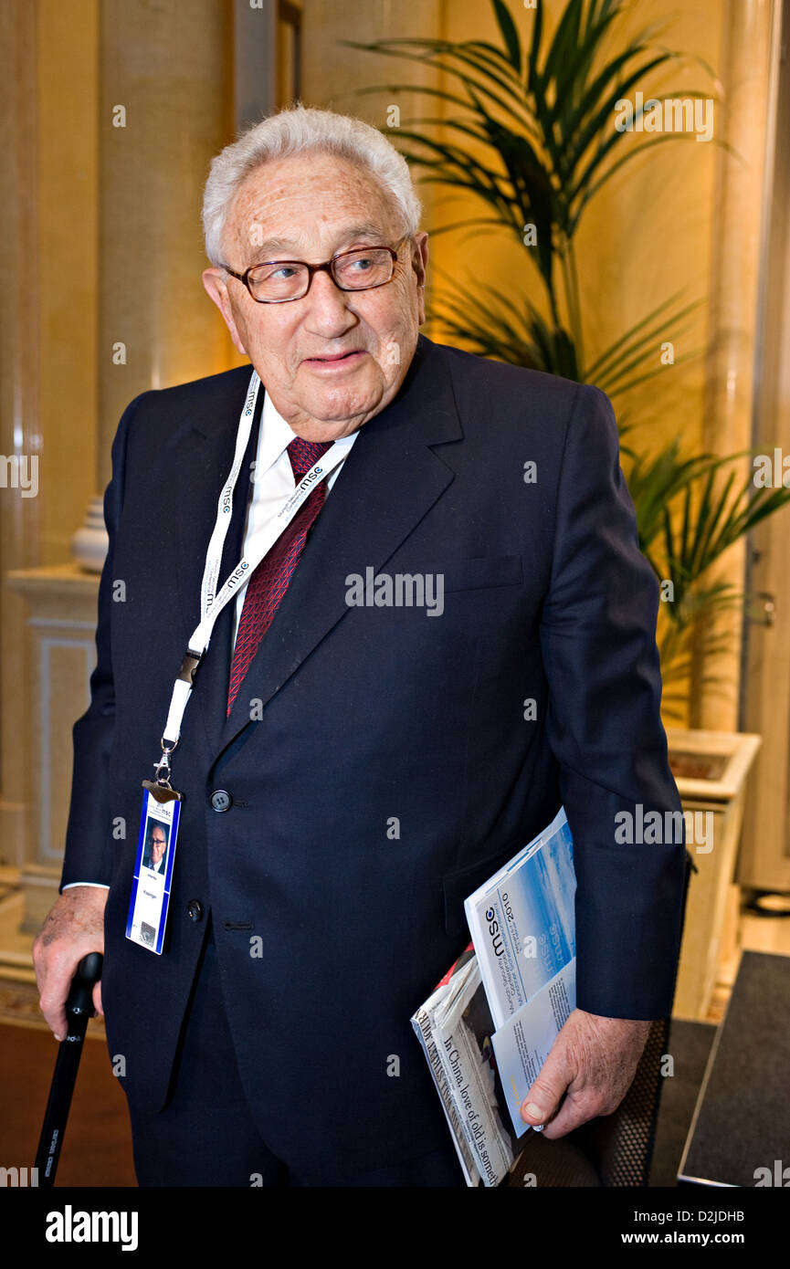 Munich, Germany, Henry Kissinger, former Secretary of the U.S Stock ...