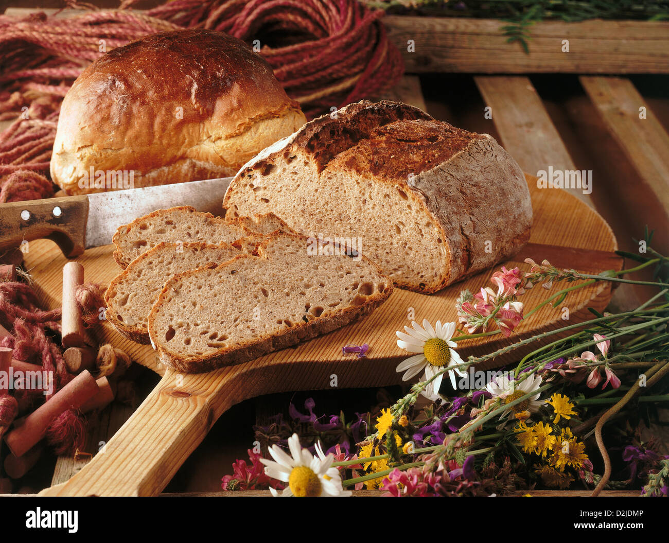 Berlin, Germany, wholemeal bread from sourdough Stock Photo - Alamy