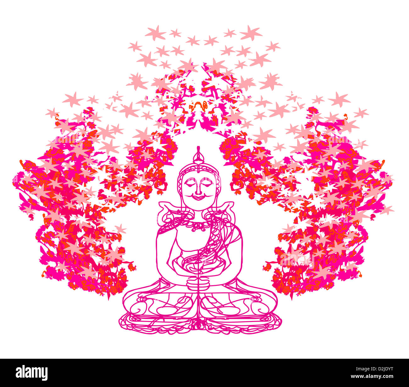 Vector of Chinese Traditional Artistic Buddhism Pattern Stock Photo - Alamy