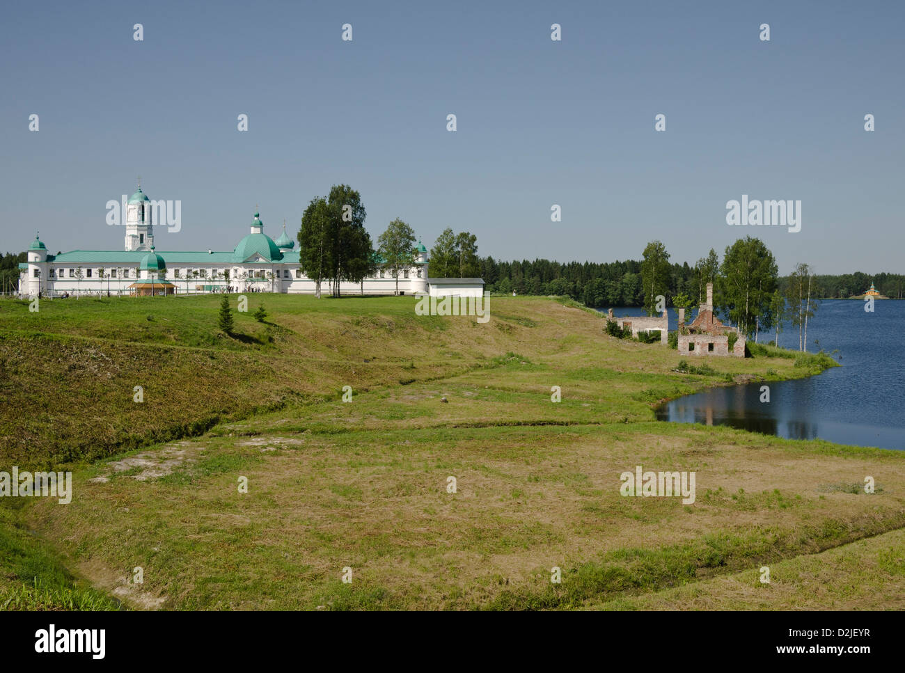 Holy Trinity Monastery of Alexander Svirsky, Russia Stock Photo - Alamy