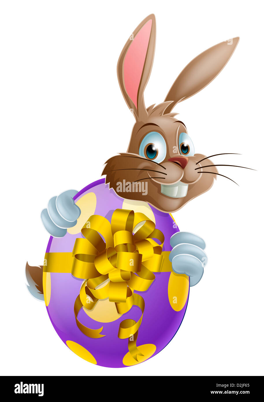 Chocolate Easter Bunny Cartoon