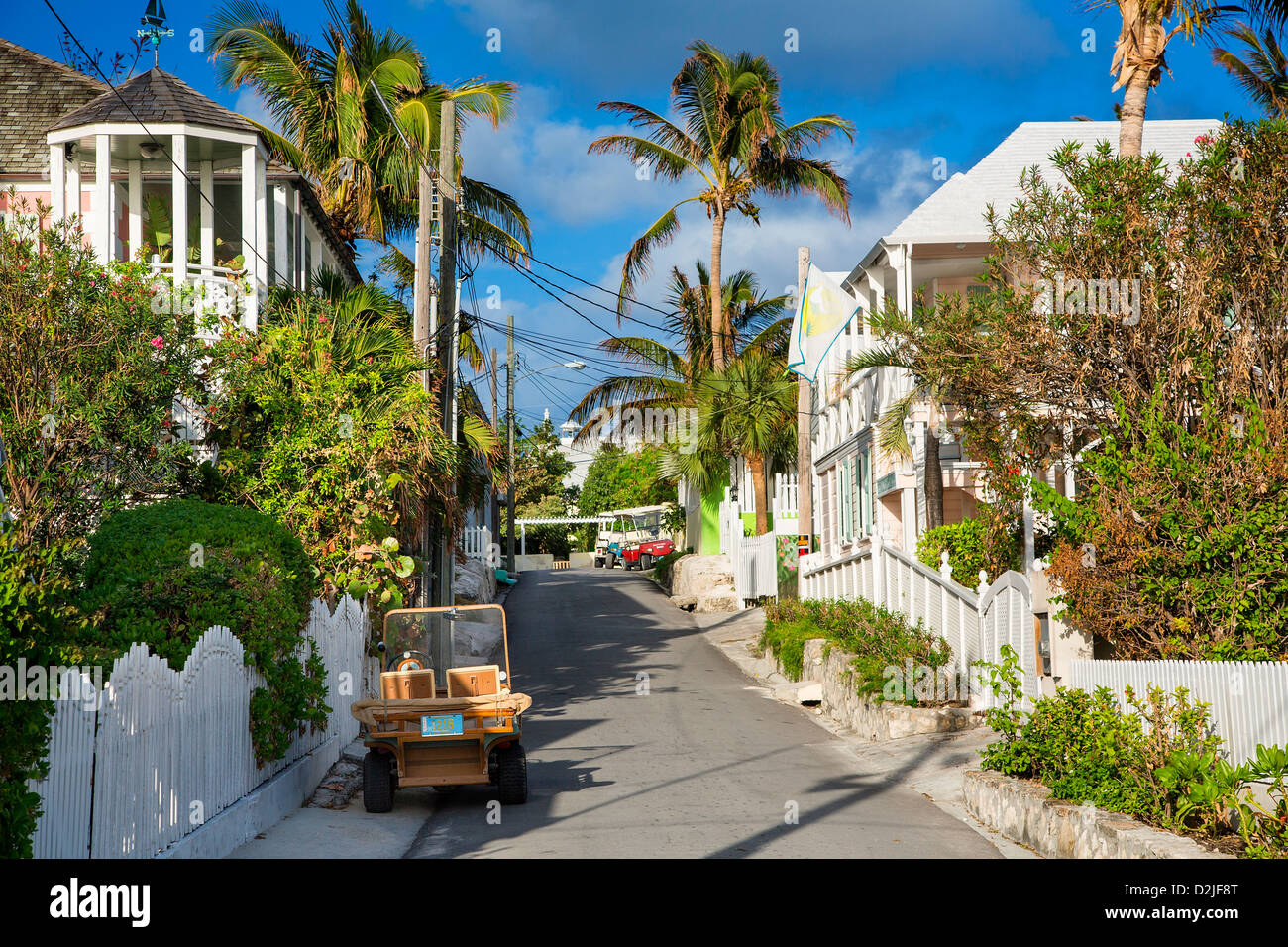 Caribbean Bahamas Harbor Island Dunmore Town Stock Photo - Alamy