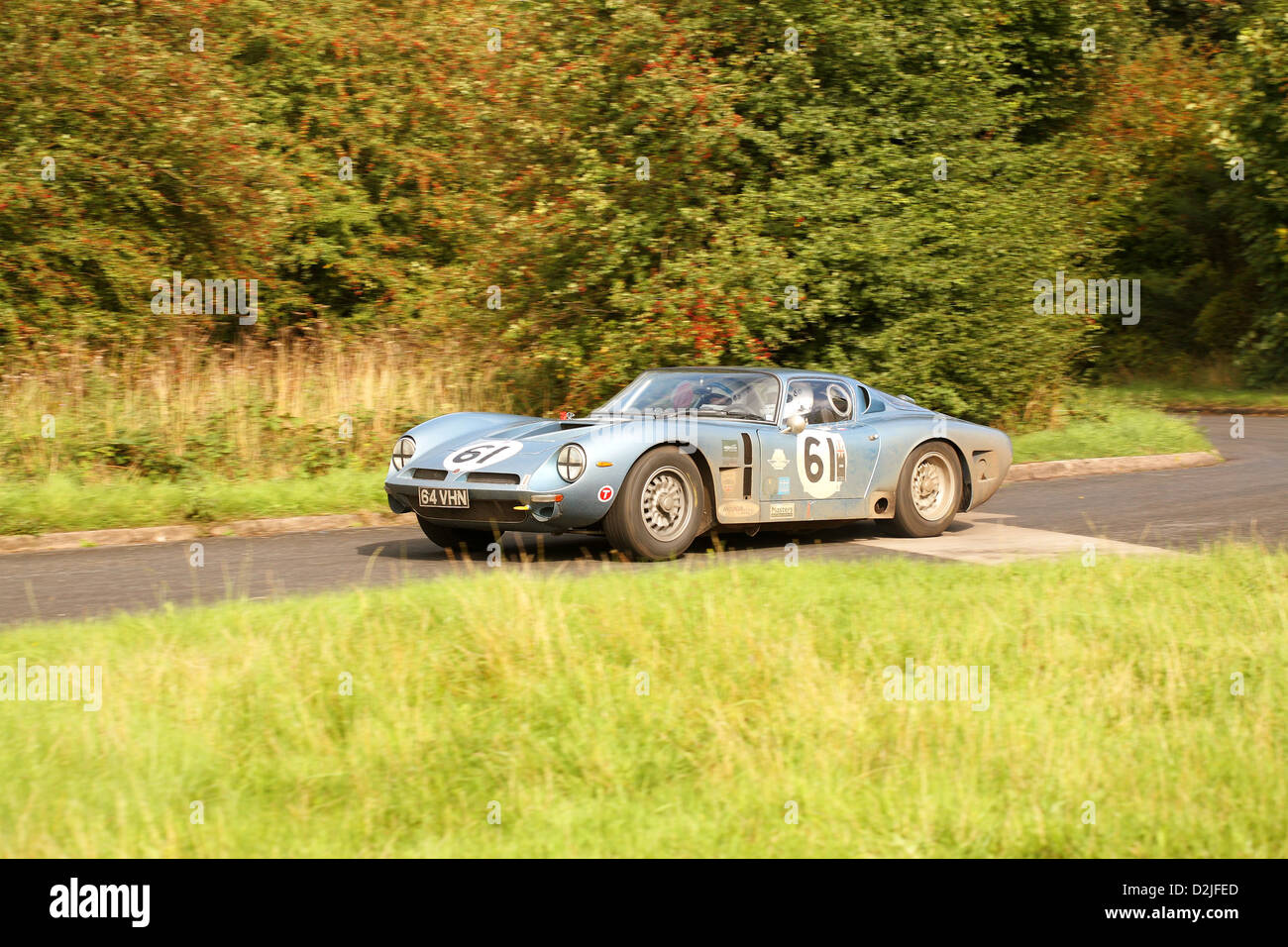 Classic rally cars on stage during the Rally Britannia 5th September ...