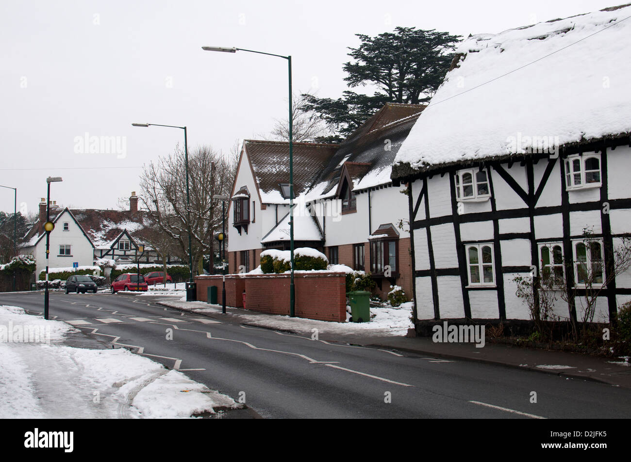 Whitnash in winter, Warwickshire, England, UK Stock Photo - Alamy