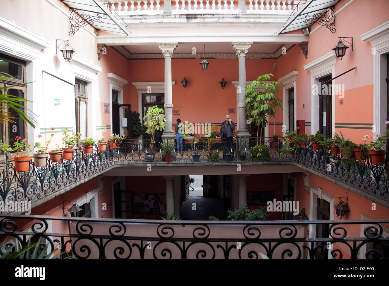 Inside Autonomous University of Puebla in Puebla - Mexico Stock Photo ...