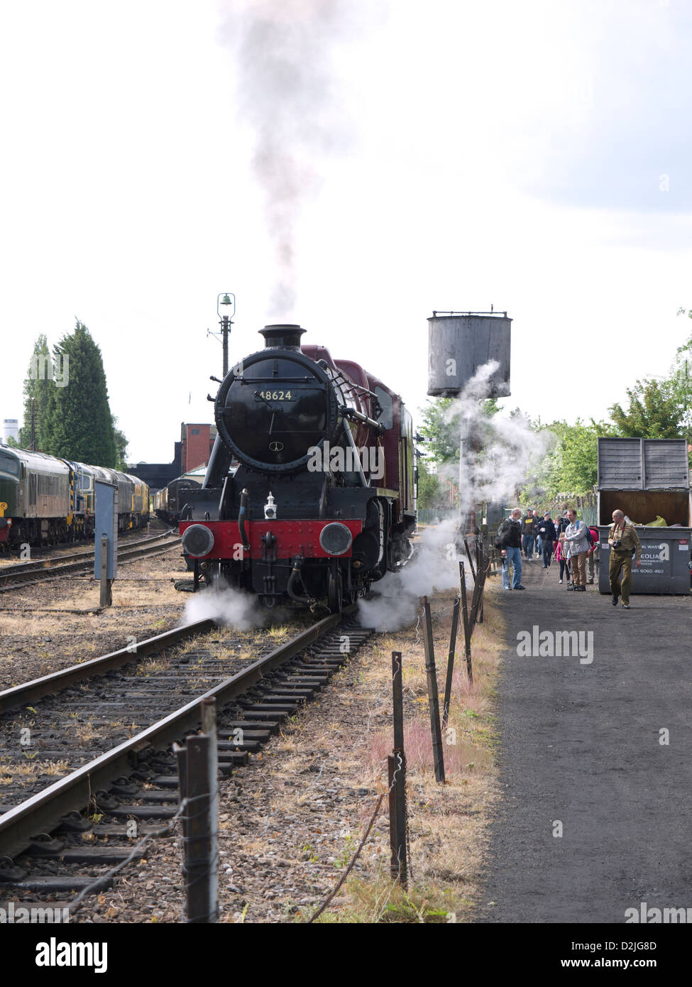 Locomotive number 48624 at Great Central railway Stock Photo - Alamy