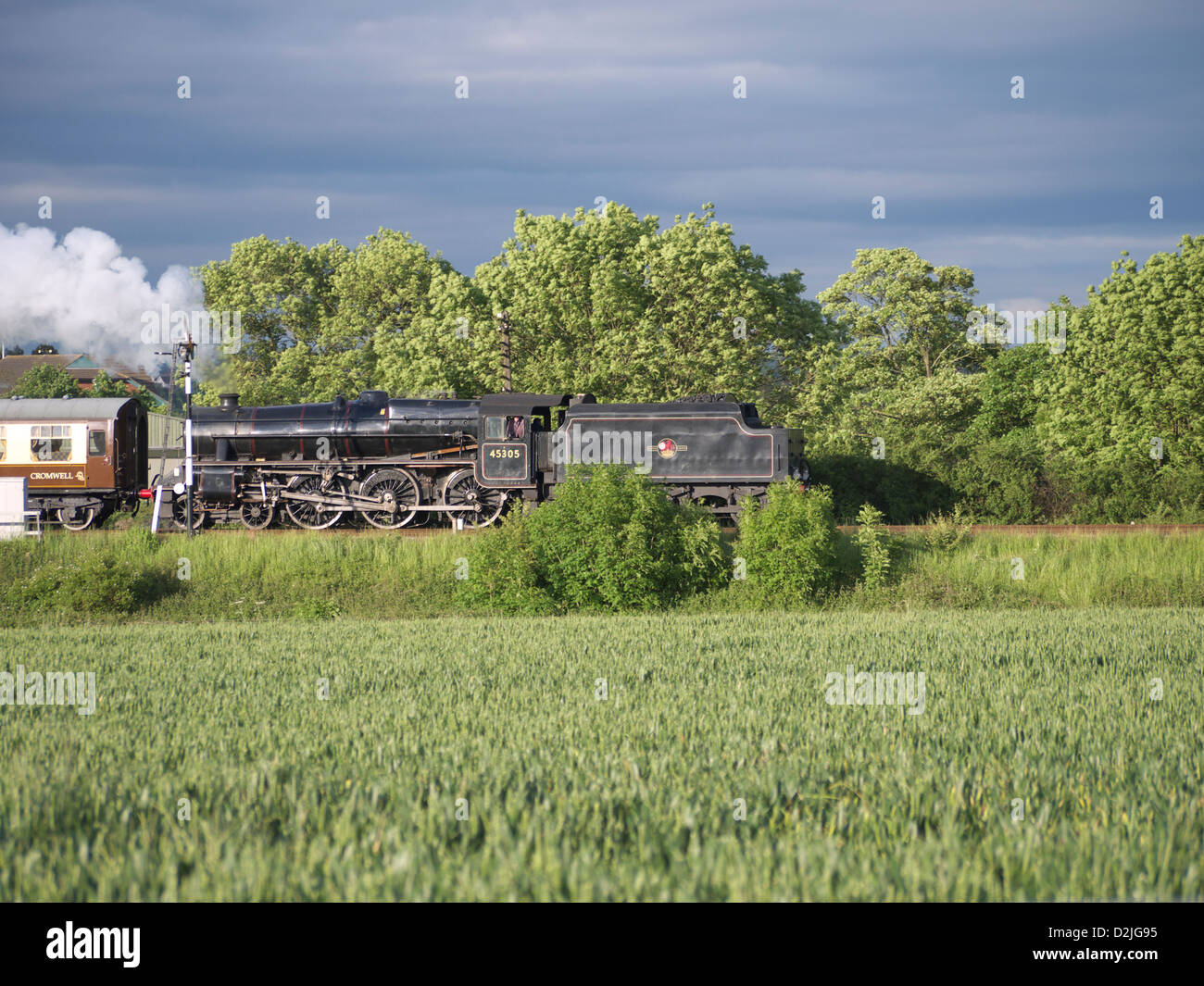 Locomotive number 45305 at Great Central railway Stock Photo - Alamy