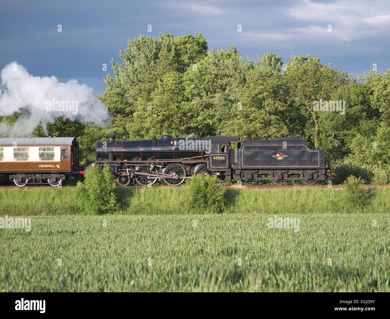 Locomotive number 45305 at Great Central railway Stock Photo - Alamy