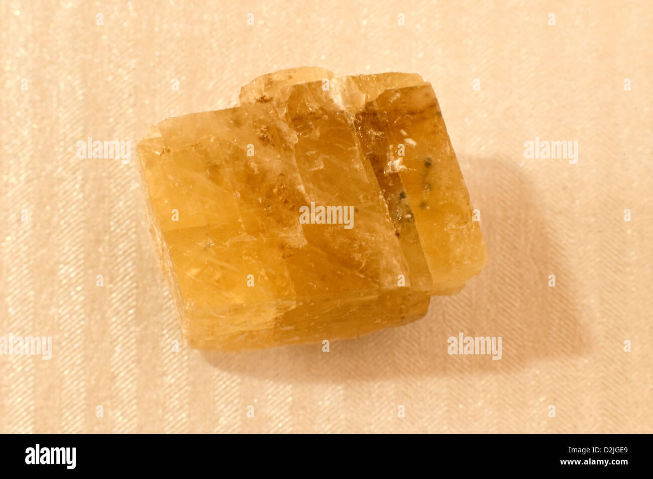 yellow calcite mineral stone, madagascar Stock Photo - Alamy