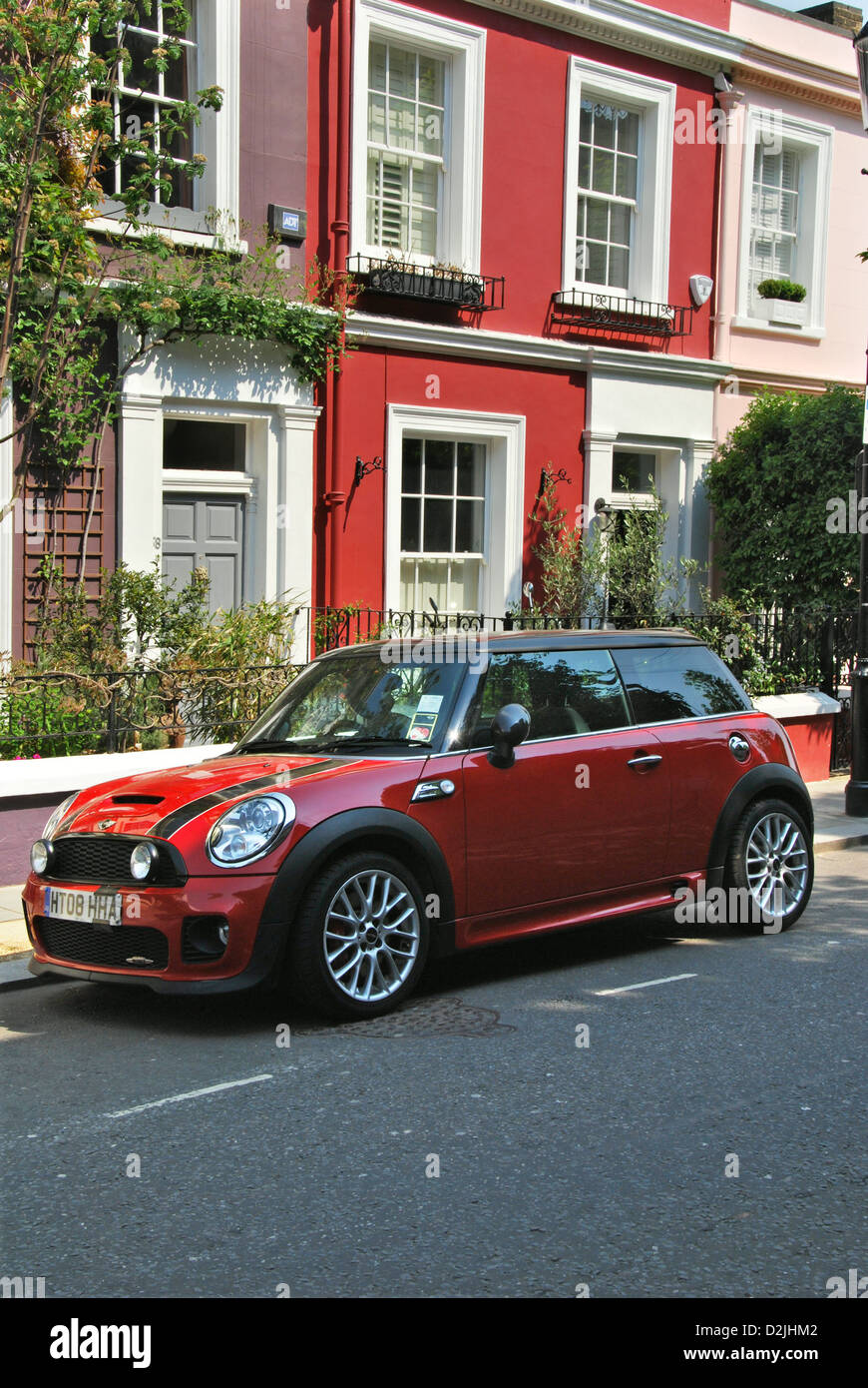 Mini Cooper in Notting Hill London England Stock Photo - Alamy
