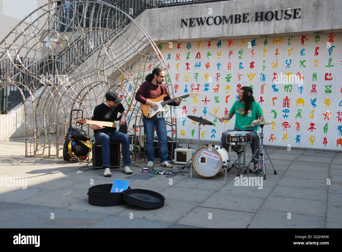street performers Notting Hill Gate London UK Stock Photo - Alamy