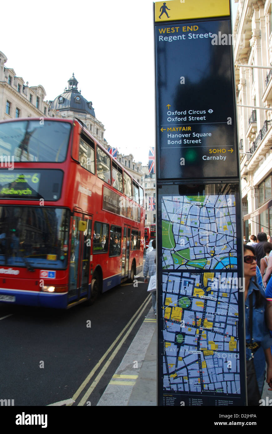 Map of regent hi-res stock photography and images - Alamy