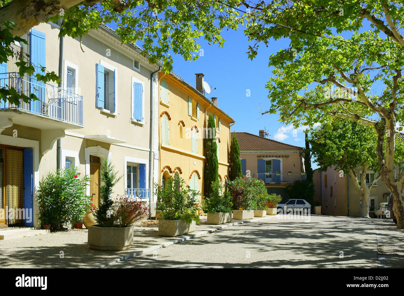 Village Rasteau Vaucluse Provence Stock Photo - Alamy