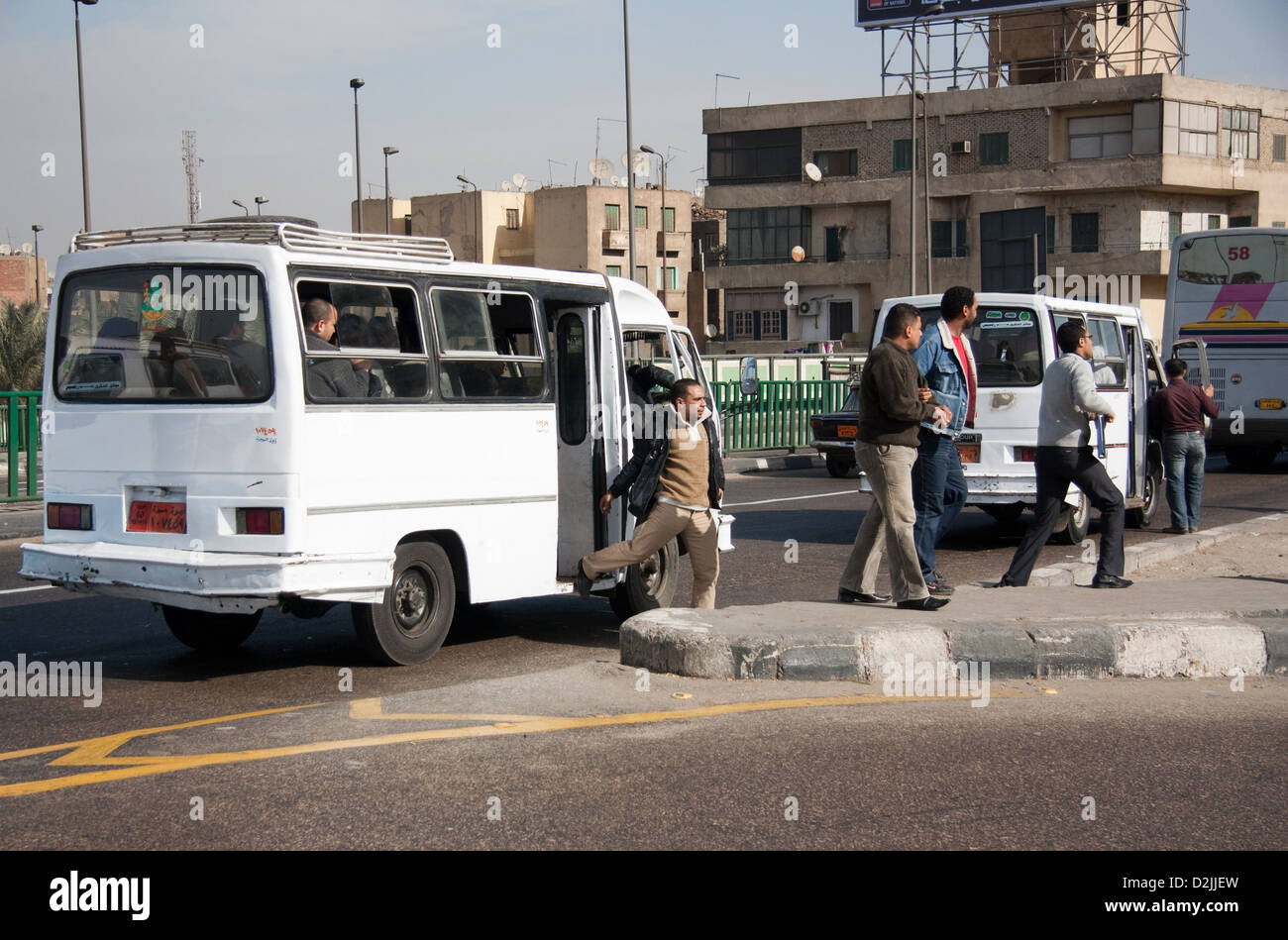 Cairo buses hi-res stock photography and images - Alamy