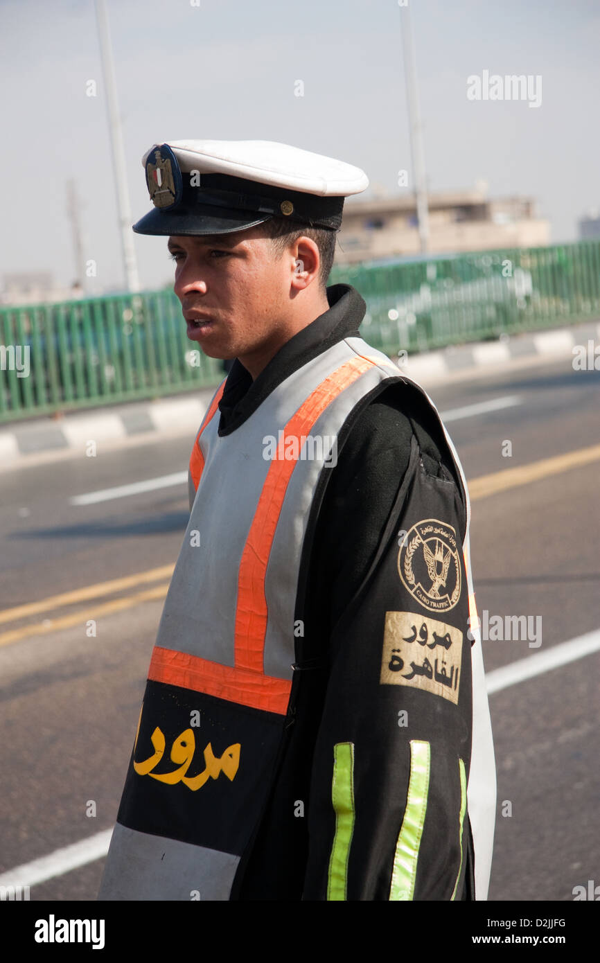 Egyptian traffic police hi-res stock photography and images - Alamy